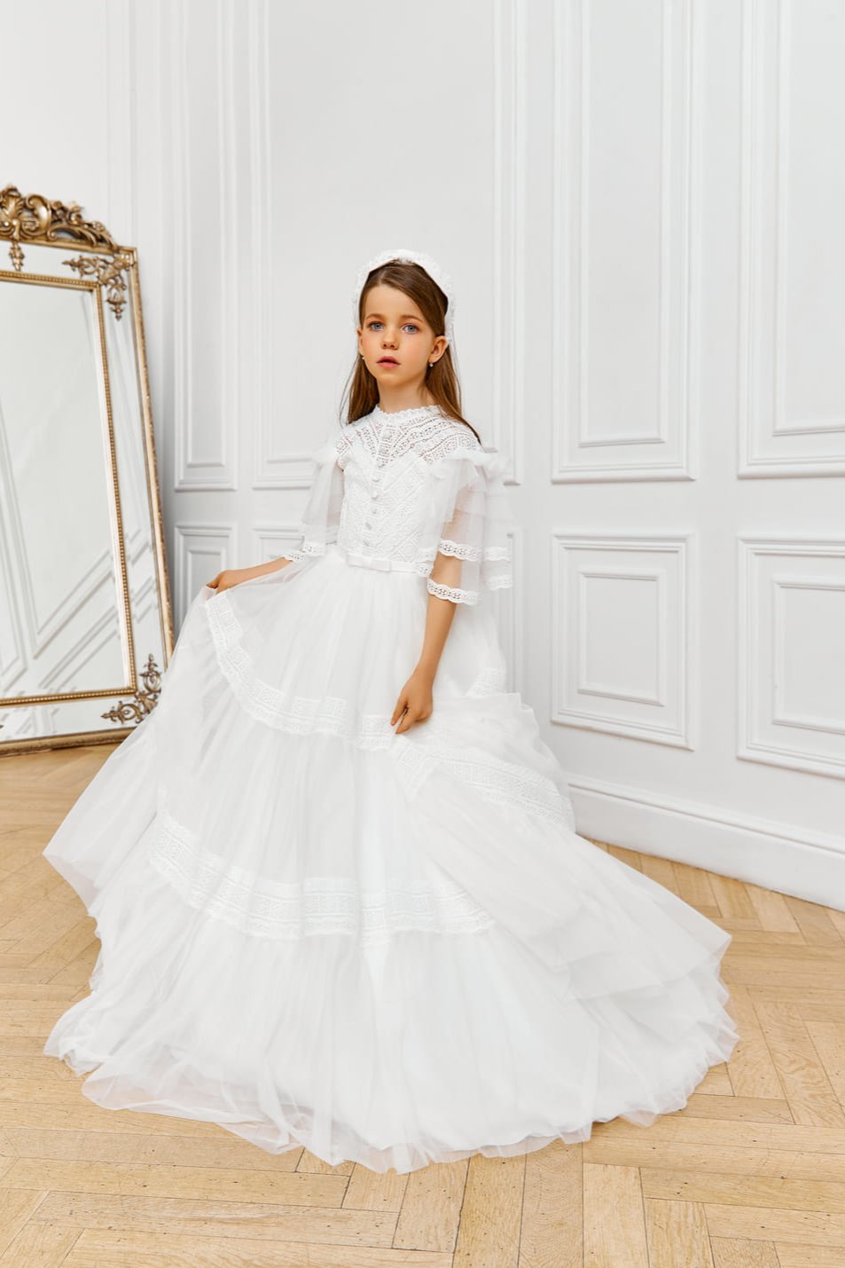 Buy Bohemian Lace Dress | First Communion Outfit for Baby Girls