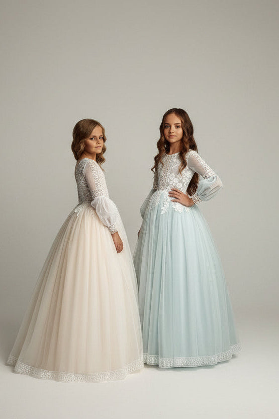 L2305 Mini Bride Boho Dress – Mia Bambina Boutique